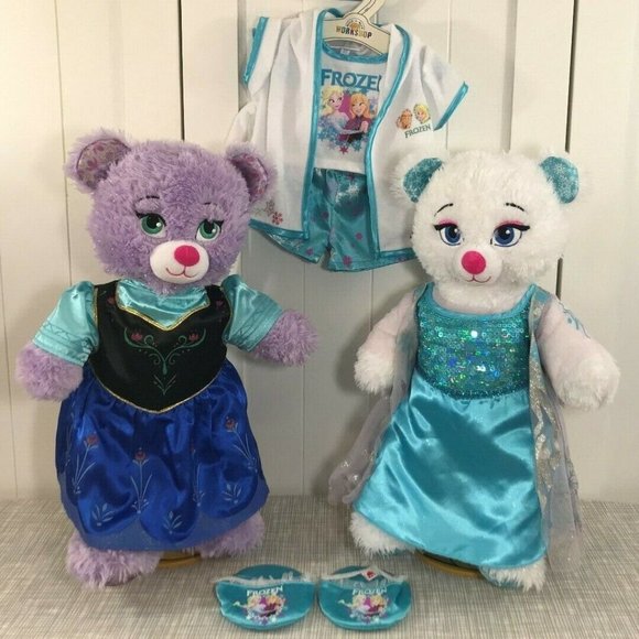 Build-A-Bear | Other | Build A Bear Disney Frozen Anna Elsa Plush Set 8 ...